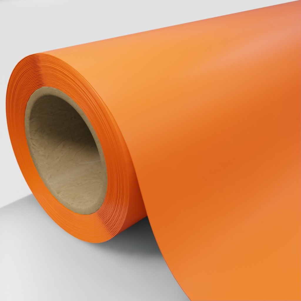 TEXTIL FLUORESCENTE NARANJA PVC 50x100 - Rotulados Jas