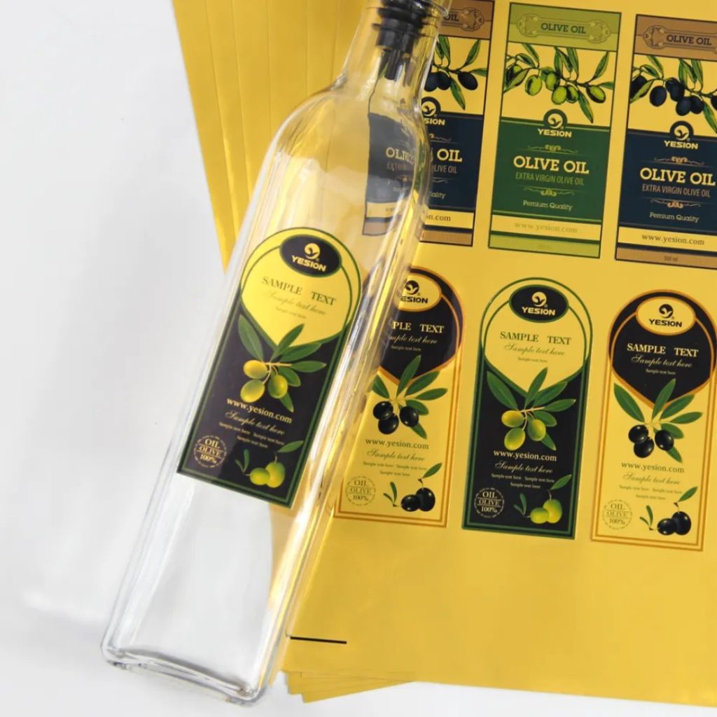 VINIL ADHESIVO PET DORADO PARA STICKER INKJET WATER PROFF A4 X 20 ...